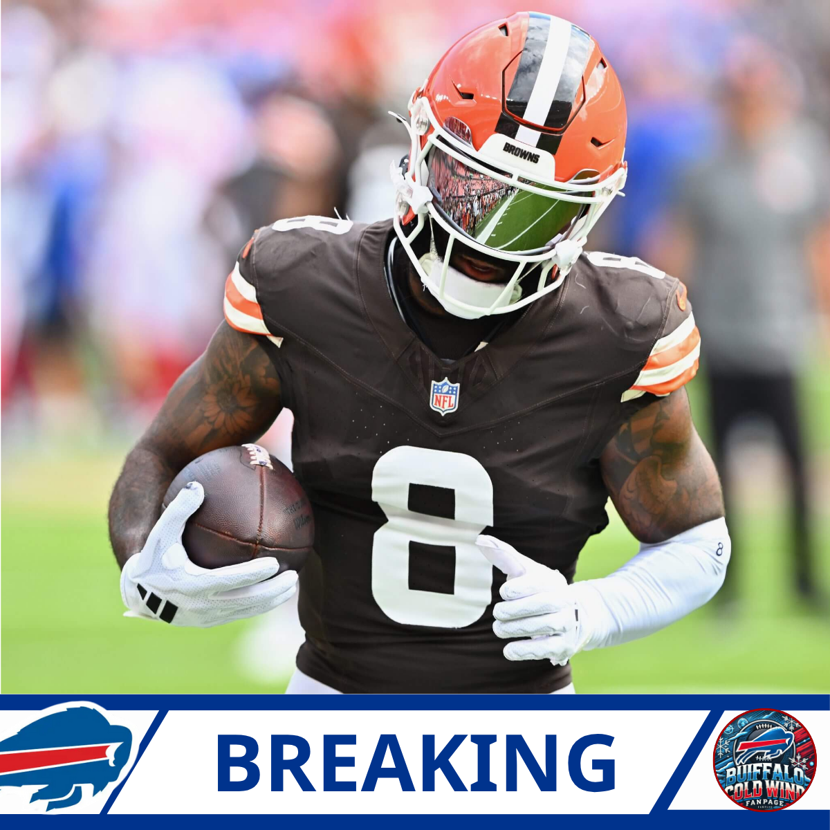 Bills' new star excited to join Buffalo, sends emotional 5-word message ...