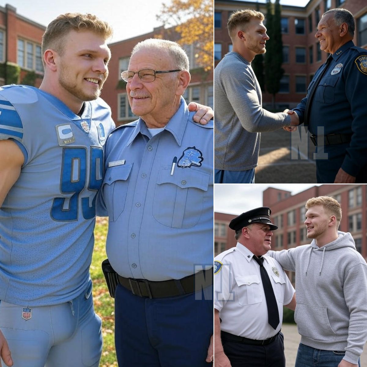 During his visit to his old high school, Aidan Hutchinson was stunned ...